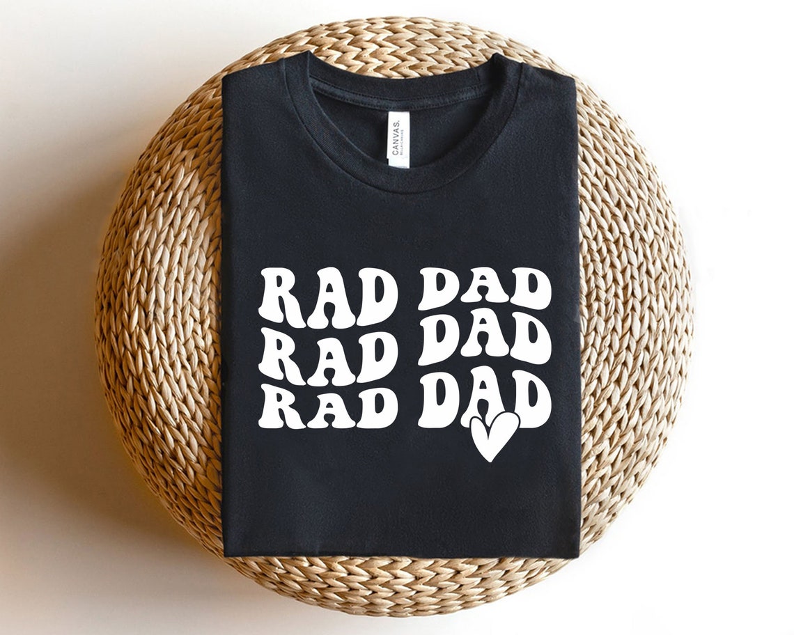 Rad Dad Svg, Father's Day Svg, Digital Download, Best Dad Svg, Stacked ...