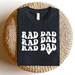 Rad Dad Svg, Father's Day Svg, Digital Download, Best Dad Svg, Stacked ...