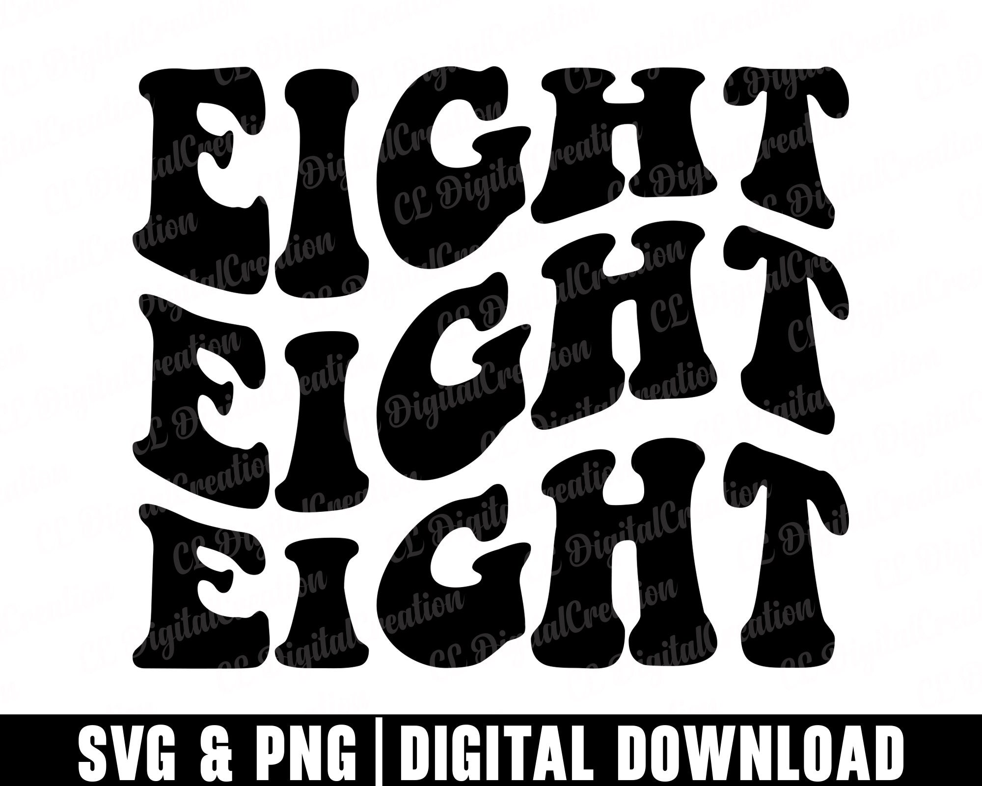 Buy Eight Svg, 8th Birthday Svg, Stacked Svg, Birthday Svg, Heart Svg ...