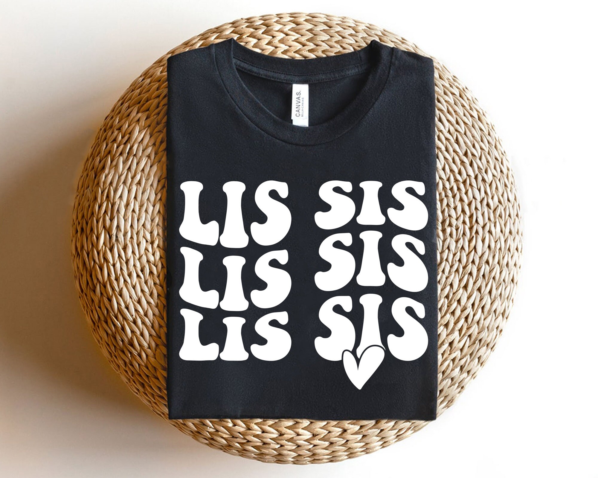 Lis Sis Svg, Digital Downloads, Sisters Svg, Stacked Svg, Family Svg ...