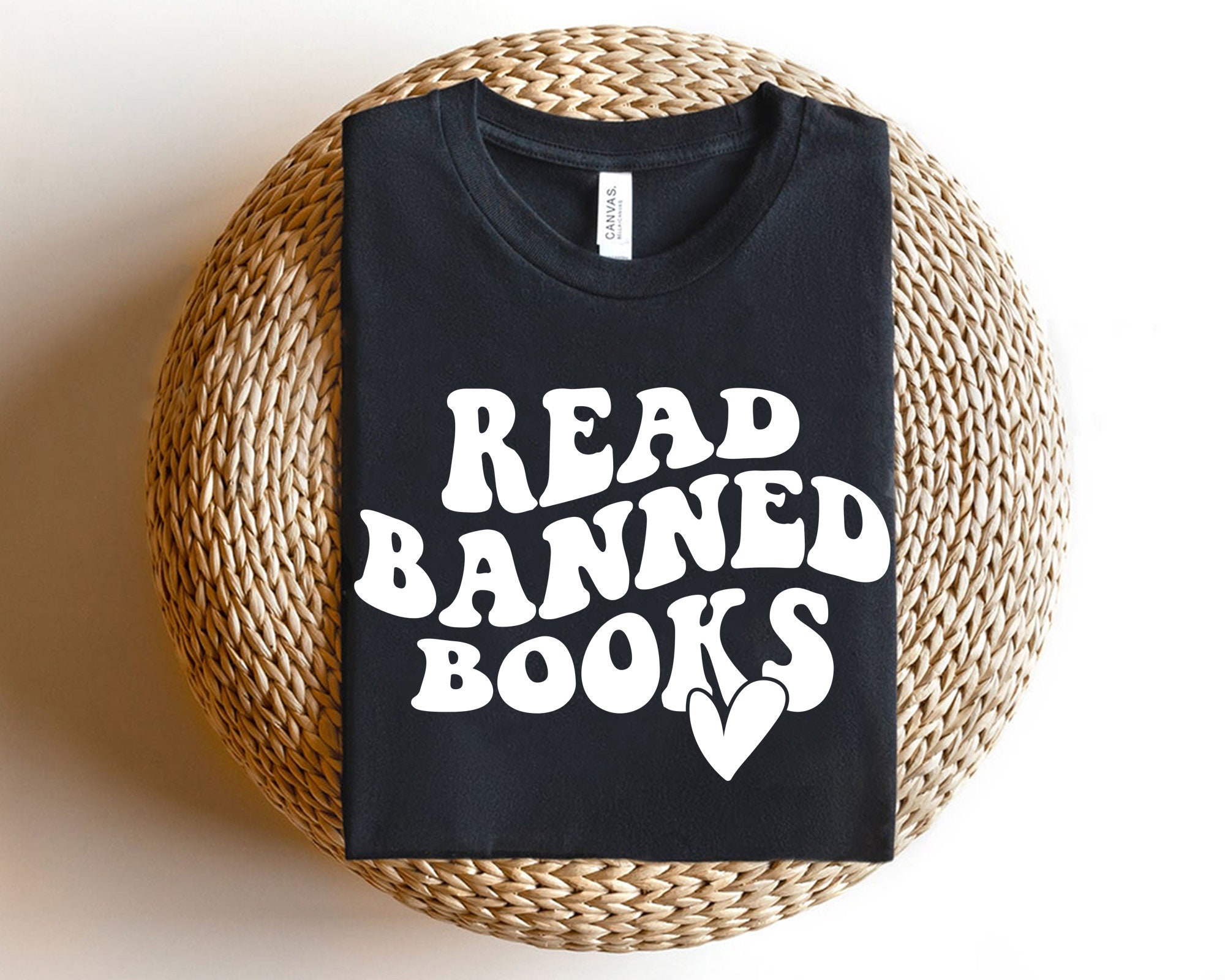 Read Banned Books Svg, Book Lover Svg, Digital Download, Heart Svg ...