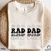 Rad Dad Svg Printable Leopard Print Svg Father Svg Retro - Etsy