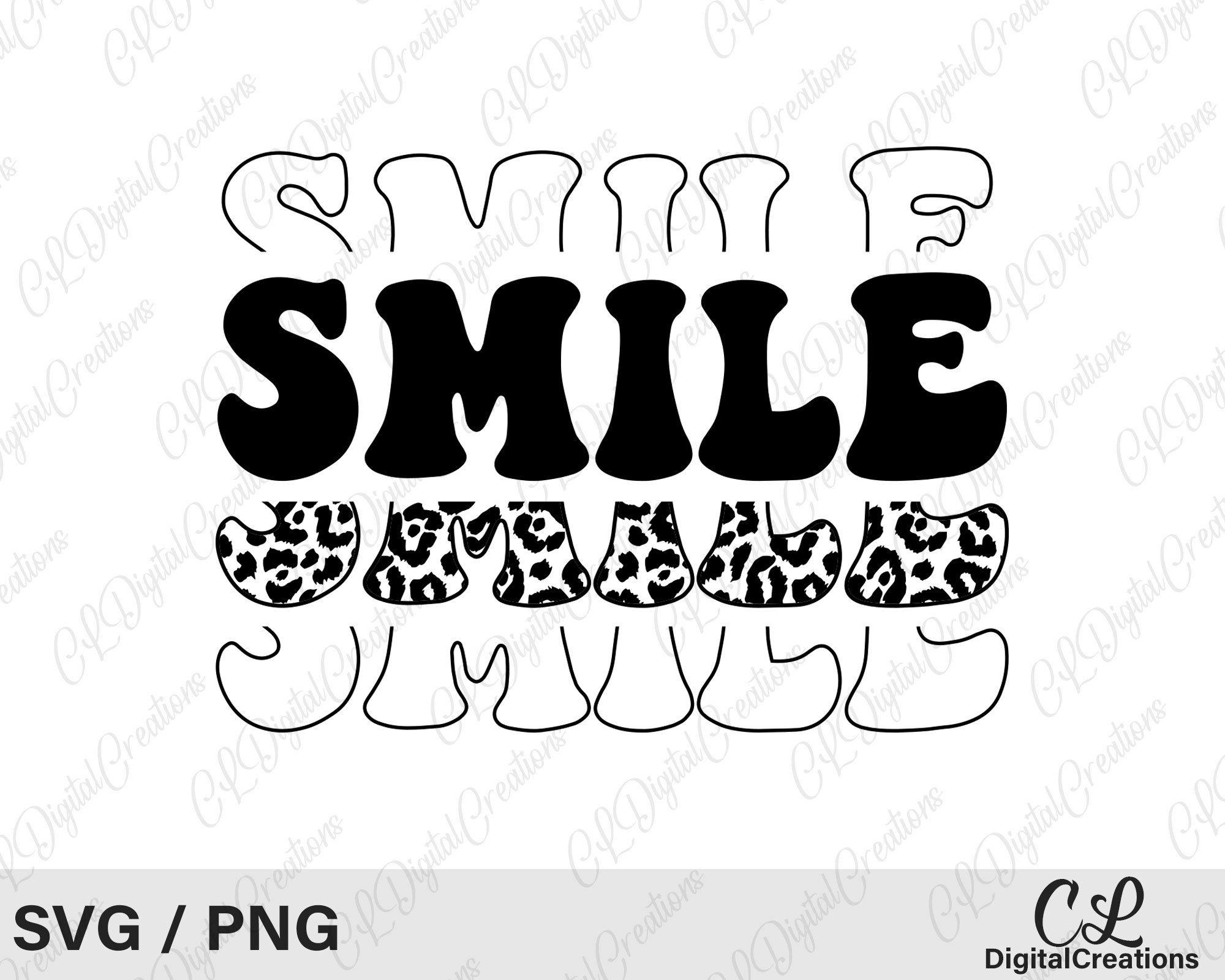 Smile Svg, Printable, Leopard Smile Svg, Smile More Svg, Smiley Svg ...