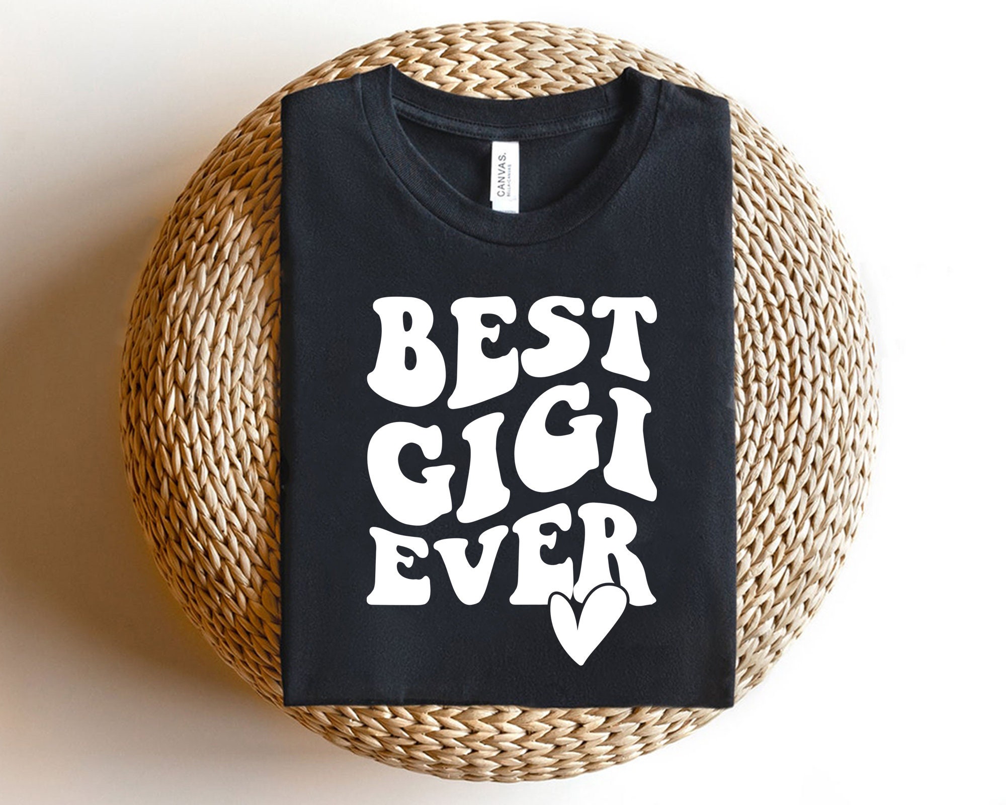 Best Gigi Ever Svg, Stacked Svg, Digital Downloads, Family Svg, Wavy ...