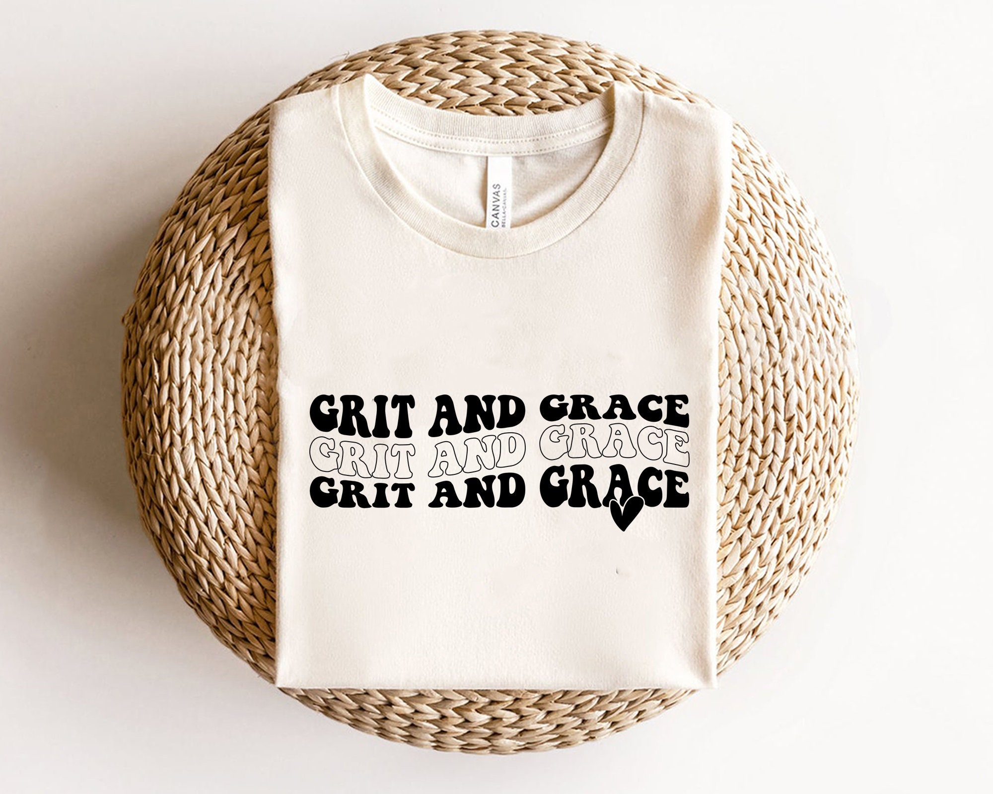 Grit and Grace Svg, Stacked Svg, Digital Download, Heart Svg, Religious ...