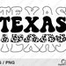 Texas Svg, Printable, Leopard Print Svg, Texas Shirt Svg, Retro Font ...