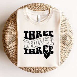 Three Svg, 3rd Birthday Svg, Stacked Svg, Birthday Svg, Heart Svg ...