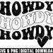 Howdy Svg, Western Svg, Digital Download, Cowboy Svg, Wavy Letters Svg ...