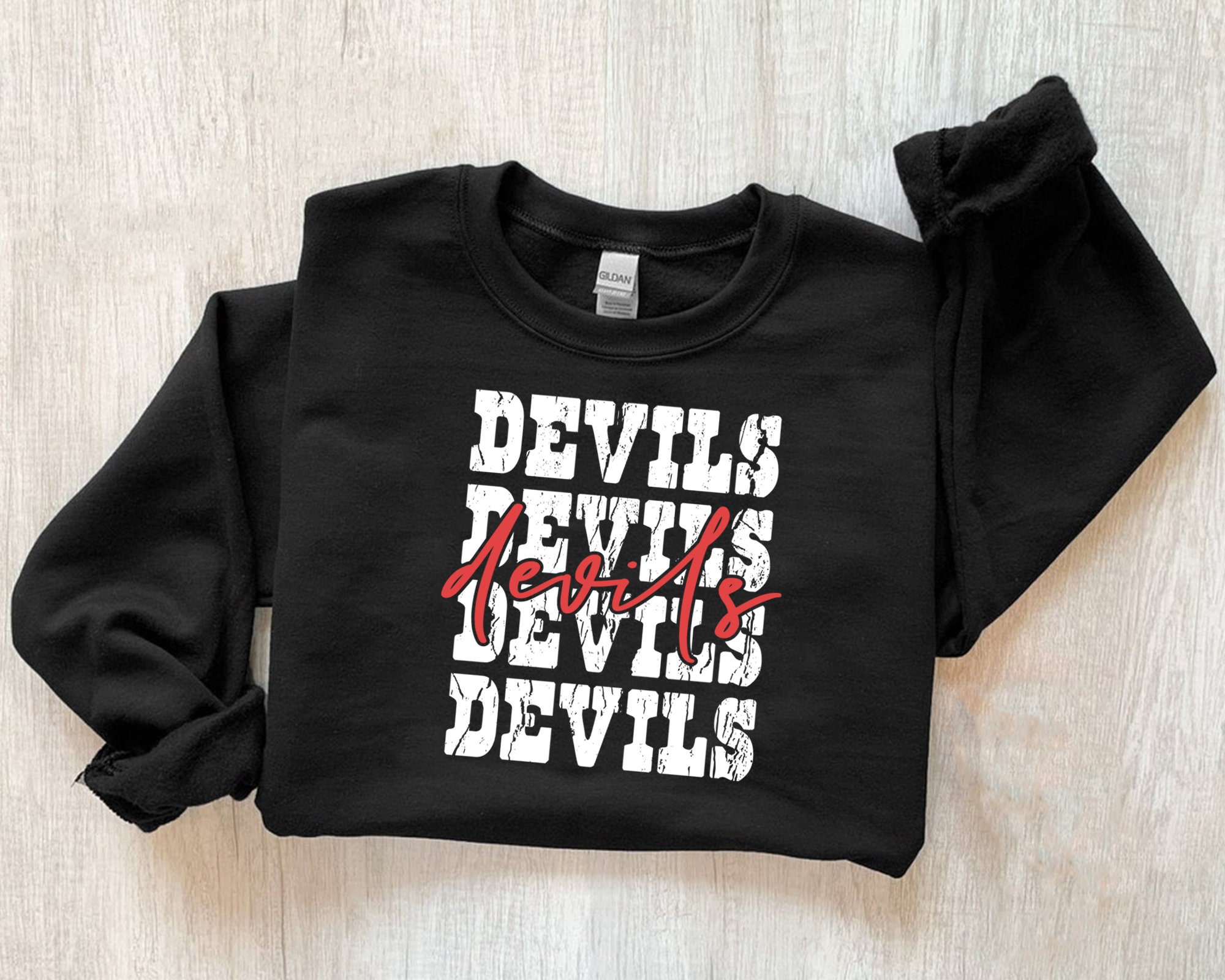 Devils Stacked Svg, Printable, Team Spirit, Sublimation Design, Go ...