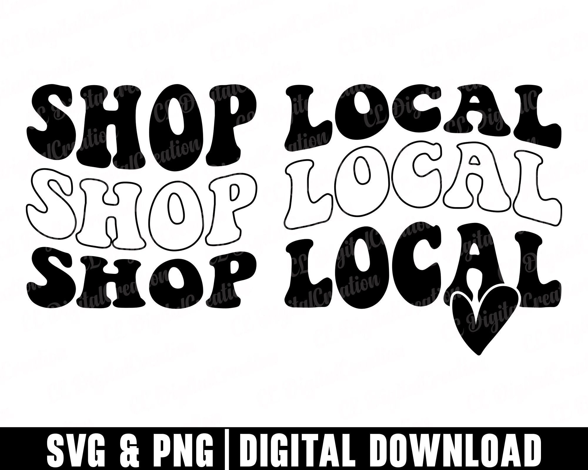 Shop Local Svg, Support Local Business Svg, Heart Svg, Entrepreneur Svg ...