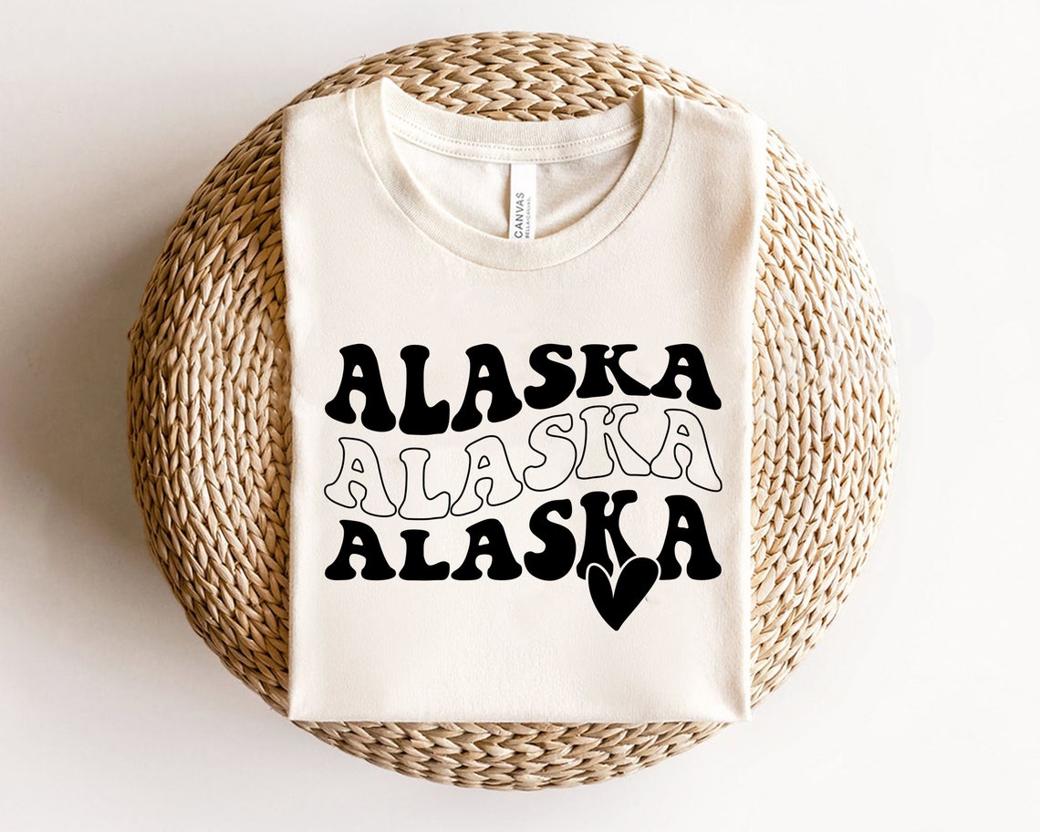 Alaska Svg, Stacked Svg, Heart Svg, US States Svg, America Svg, Alaska ...