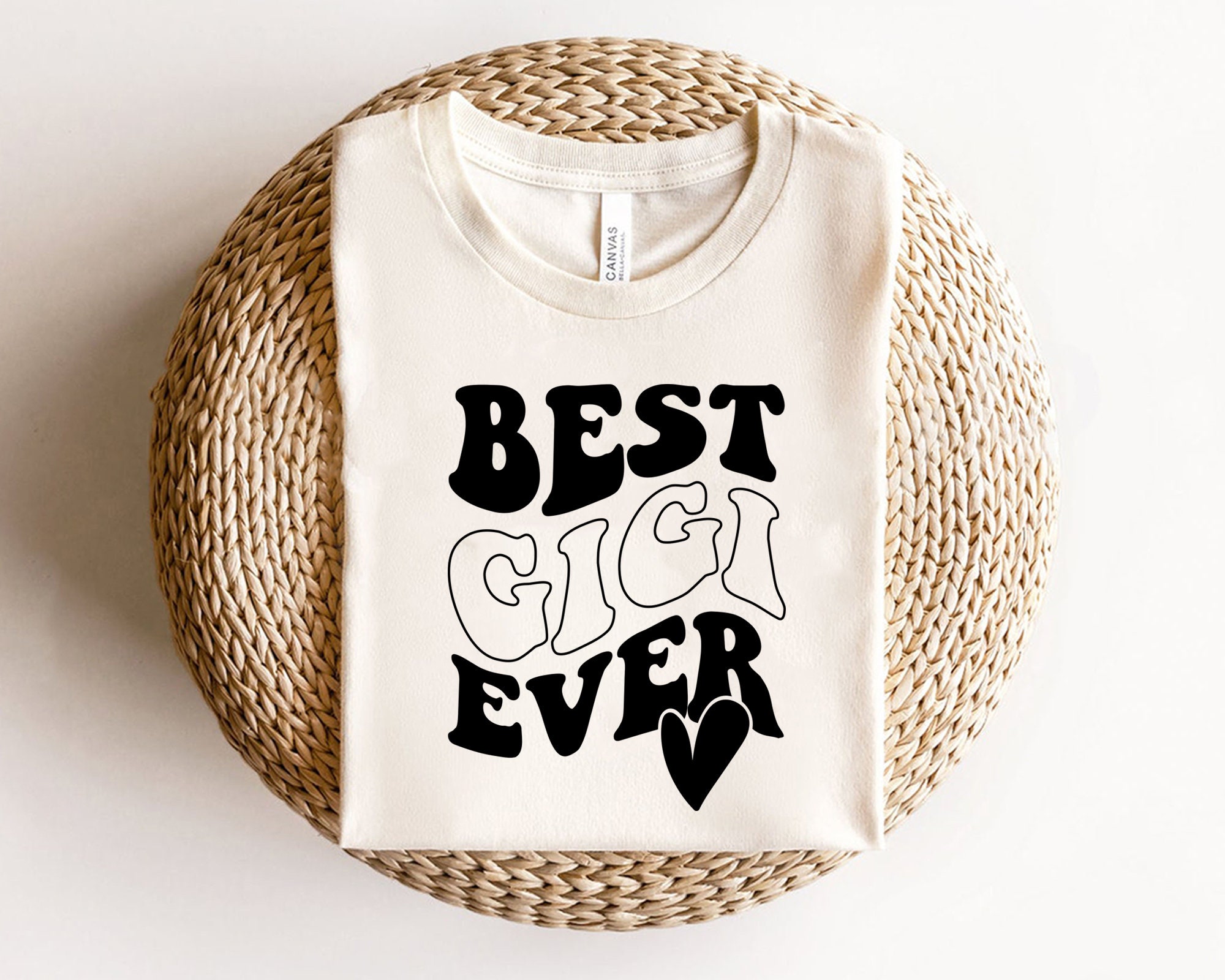 Best Gigi Ever Svg, Stacked Svg, Digital Downloads, Family Svg, Wavy ...