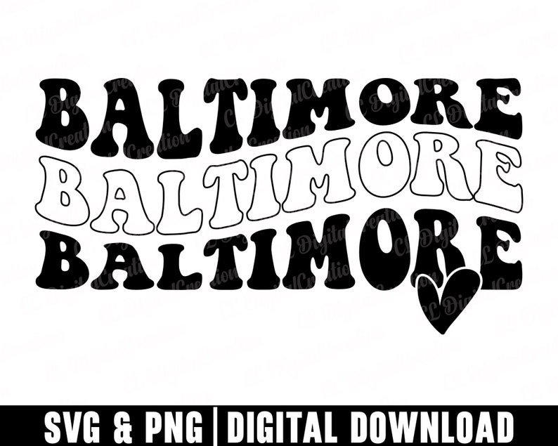 Baltimore Svg, Stacked Svg, Heart Svg, US States Svg, America Svg ...