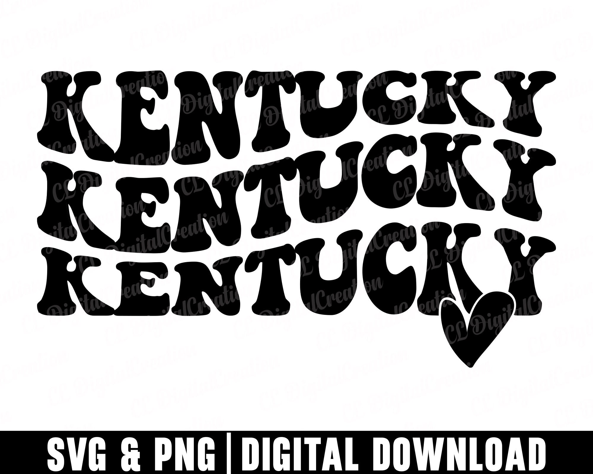 Kentucky Svg, Stacked Svg, Heart Svg, US States Svg, America Svg ...