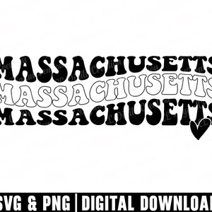 Massachusetts Svg, Stacked Svg, Heart Svg, US States Svg, Cricut ...