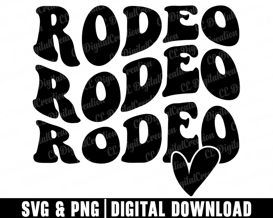 Rodeo Svg, Western Svg, Digital Downloads, Heart Svg, Cowboy Svg ...