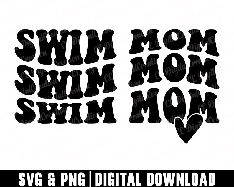 Swim Mom Svg, Stacked Svg, Printables, Swimming Svg, Swimming Mom Svg ...