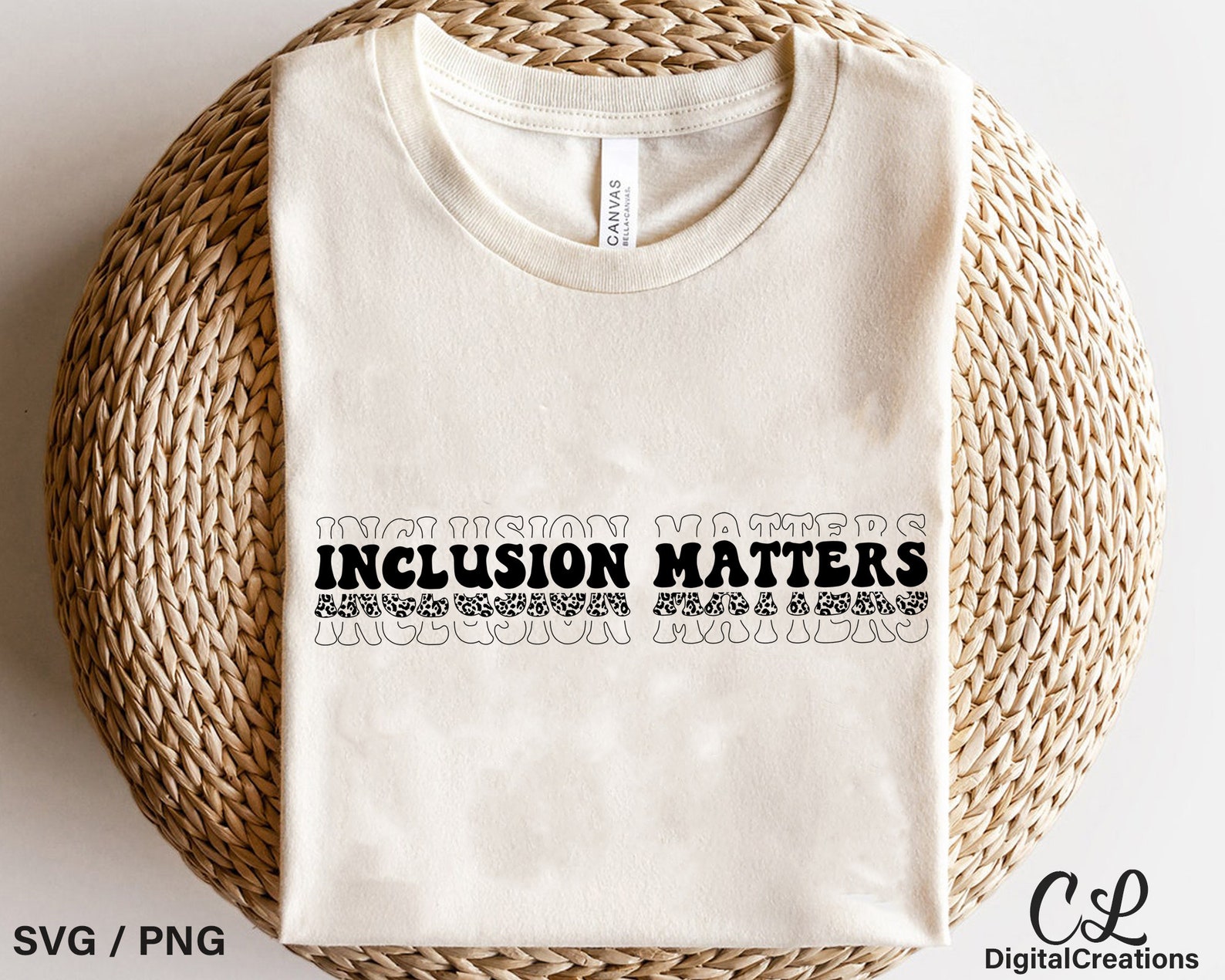 Inclusion Matters Svg, Printable, Leopard Inclusion Matters Svg, Autism ...