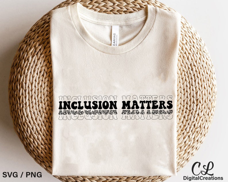 Inclusion Matters Svg, Printable, Leopard Inclusion Matters Svg, Autism ...