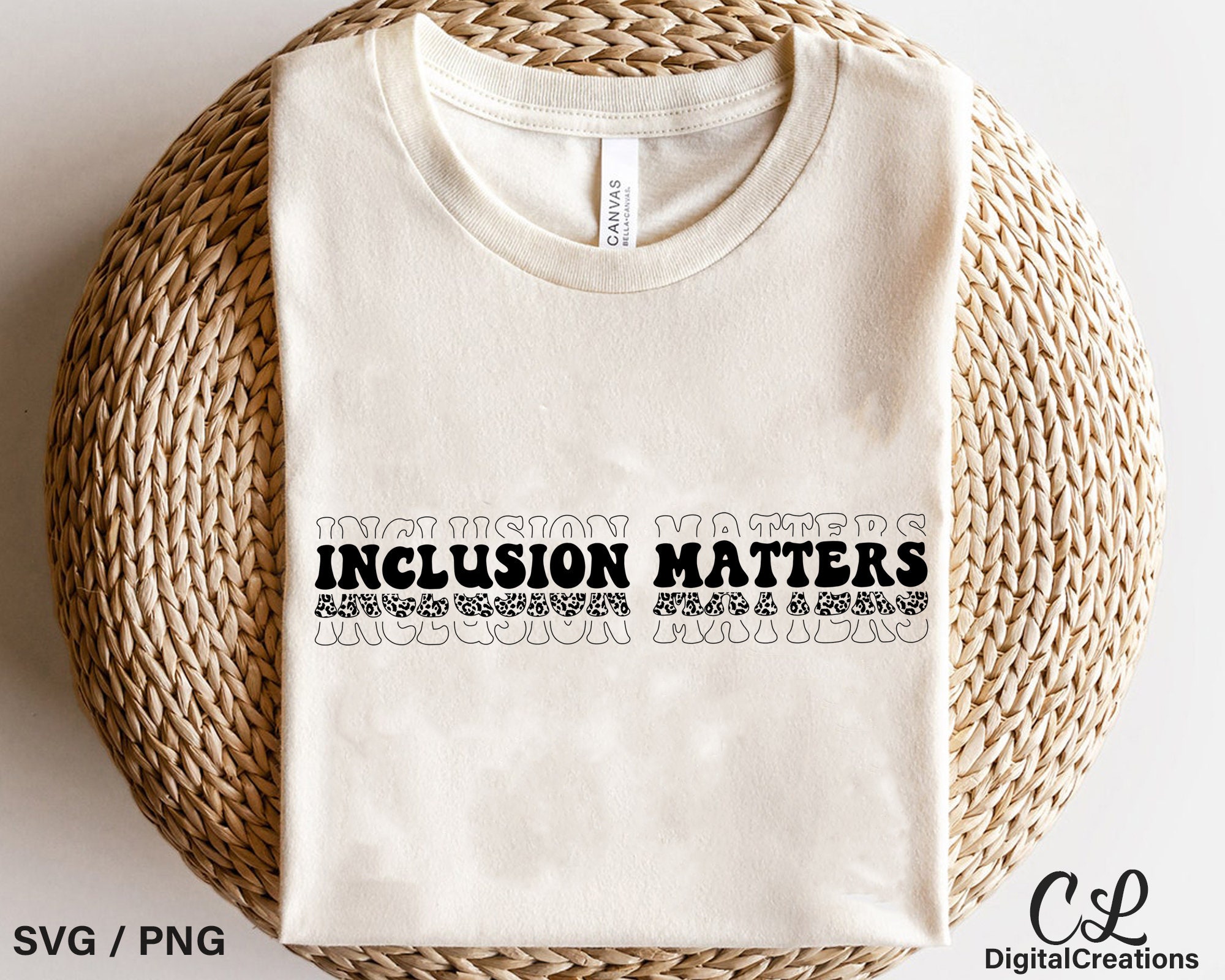 Inclusion Matters Svg, Printable, Leopard Inclusion Matters Svg, Autism ...