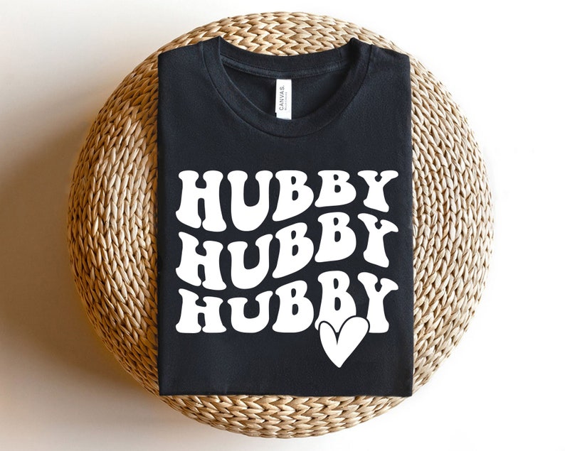 Hubby Svg, Wavy Letters Svg, Heart Svg, Digital Download, Just Married ...