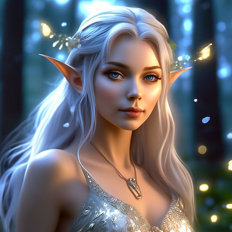 Enchanting SUCCUBUS ELF Princess, Temptress of Magic and Desire Spirit ...