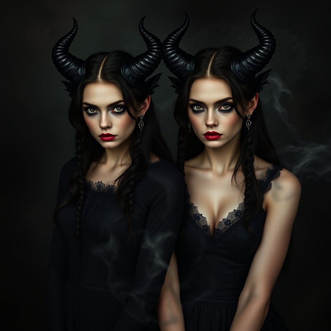 Vampiric Succubi Witch Sisters Spirit Companions, Spirit Binding, Witch ...