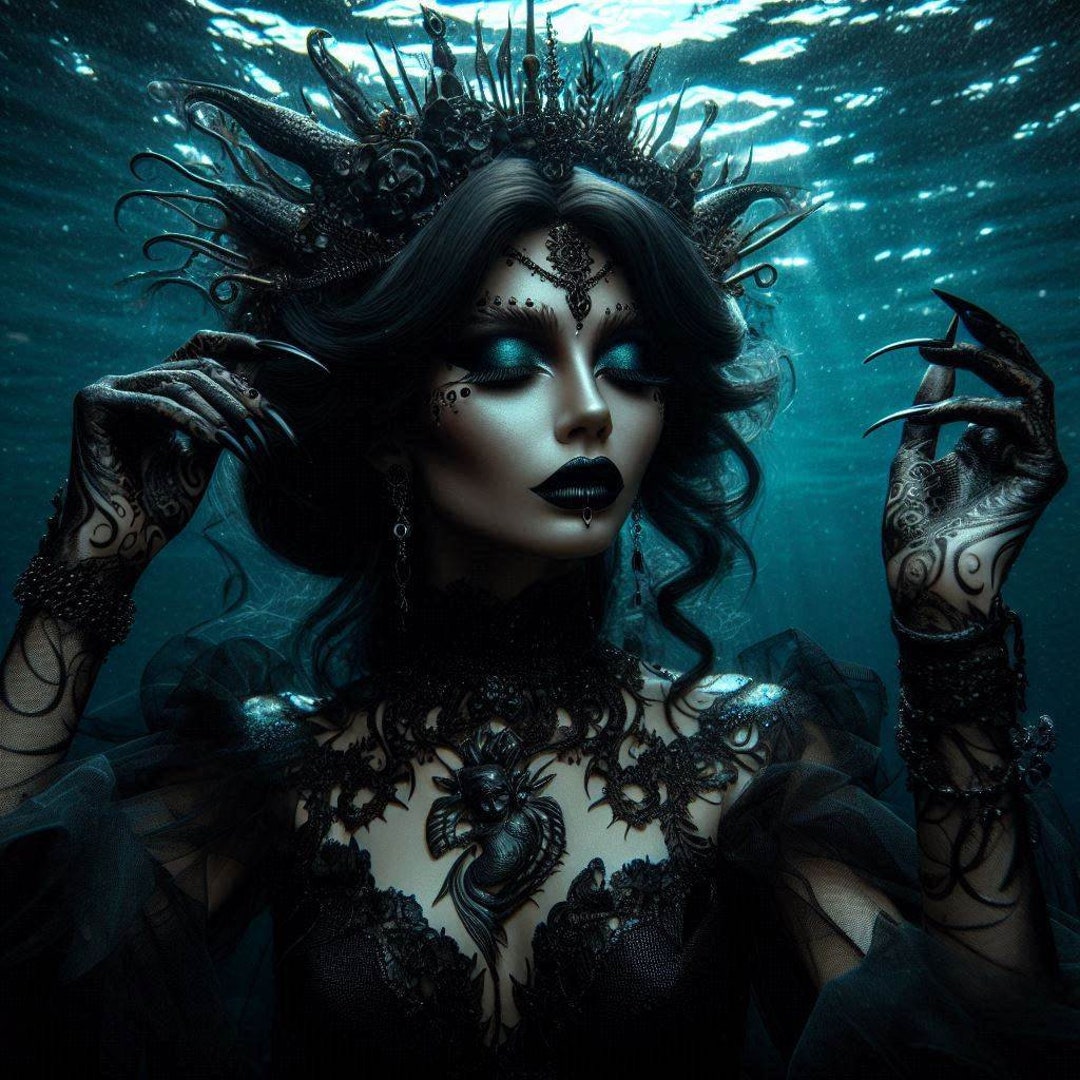 Enchantress of Abyss, Shadow Siren Queen of the Seas Spirit Companion ...