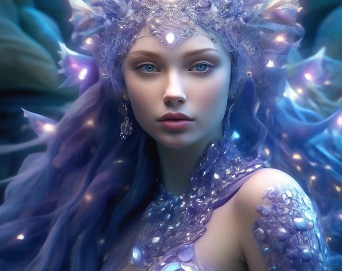 SEA TREASURES Princess Mermaid Spirit Companion, Wealth Magnet Spirit ...