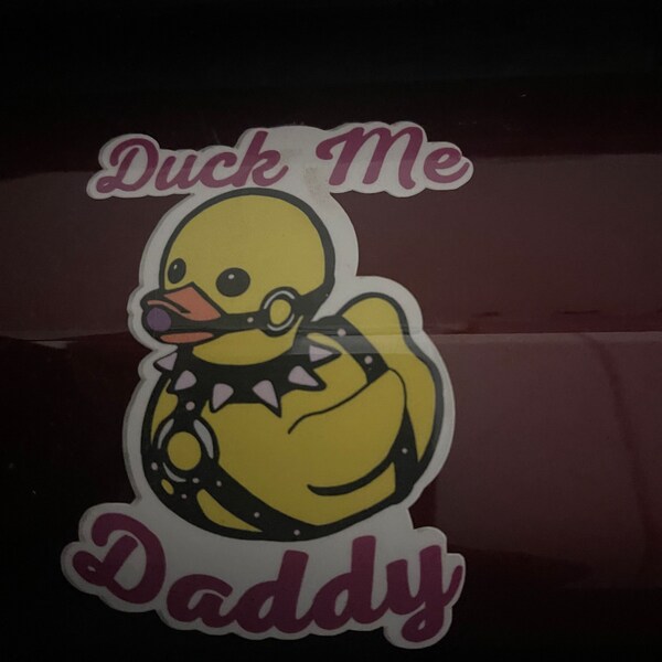 Duck Me Daddy Decal - Etsy