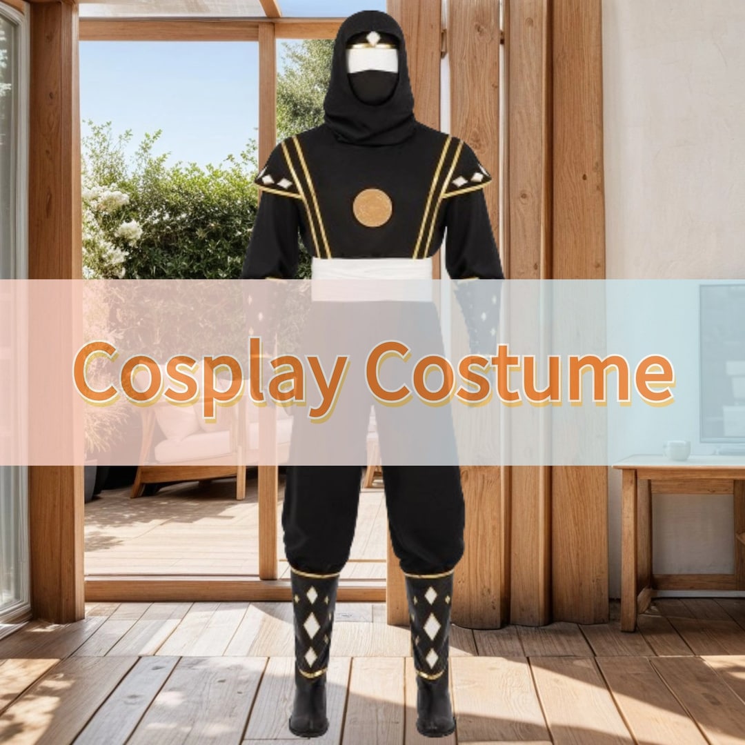 Black Ninja Cosplay Costume for Men Cosplay Black Ninja Halloween Party ...