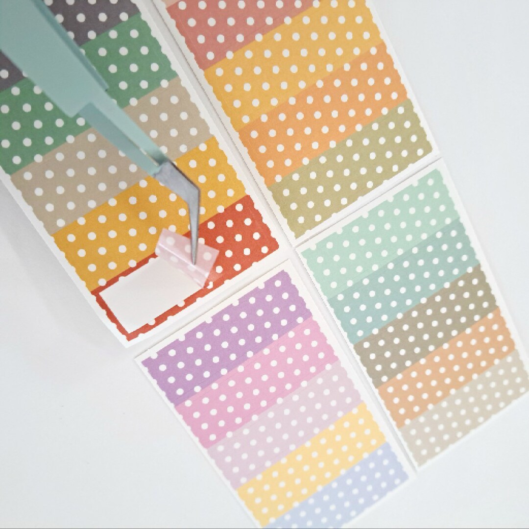 The 4 Different Type of Patten Sticker Sheets - Etsy