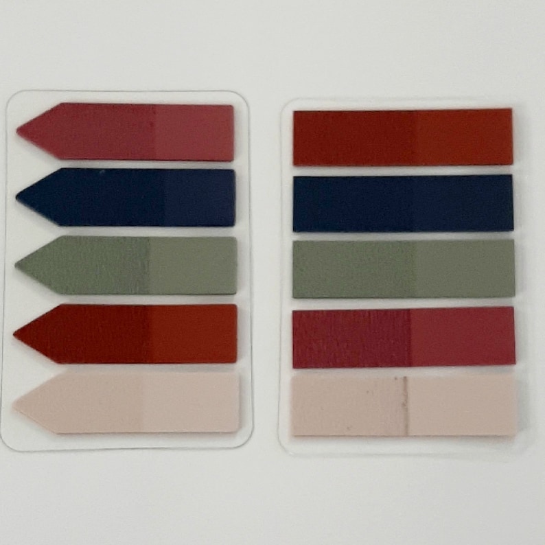 The Variety Color Index Sticky Note Tab - Etsy