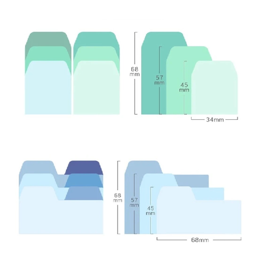 The Divide Page Index Sticky Notes. - Etsy