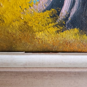 1970 Arthur Bard Oil Painting, Autumn Landscape With Squirrel - Etsy