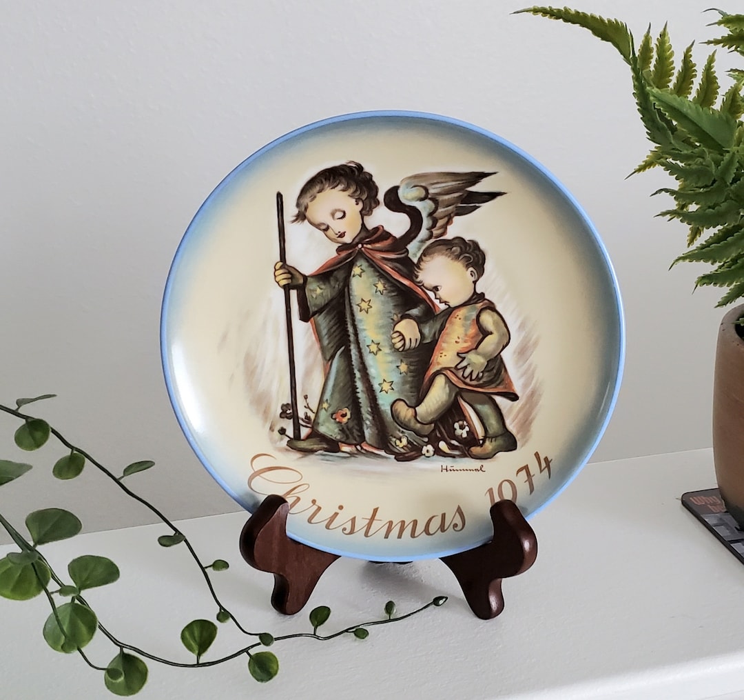 Christmas 1974 Schmid Porcelain Hummel Display Plate "the Guardian ...