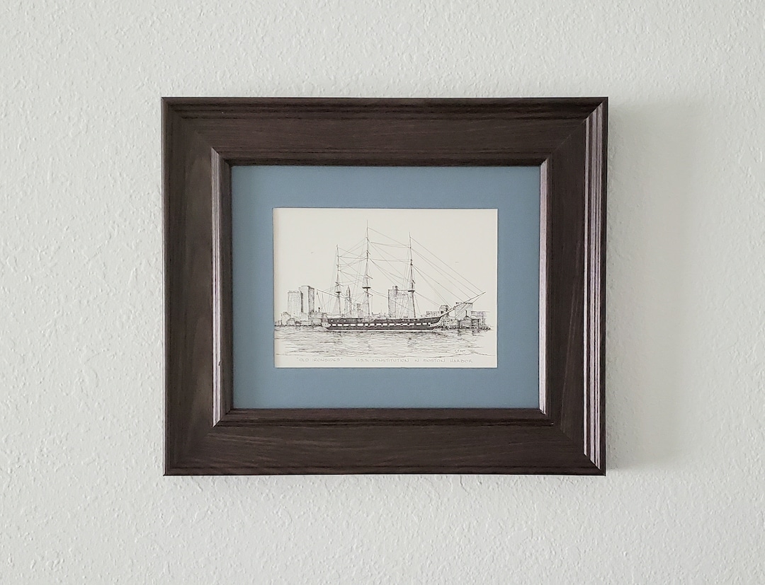 1970 C.M. Goff Print "old Ironsides" - Etsy