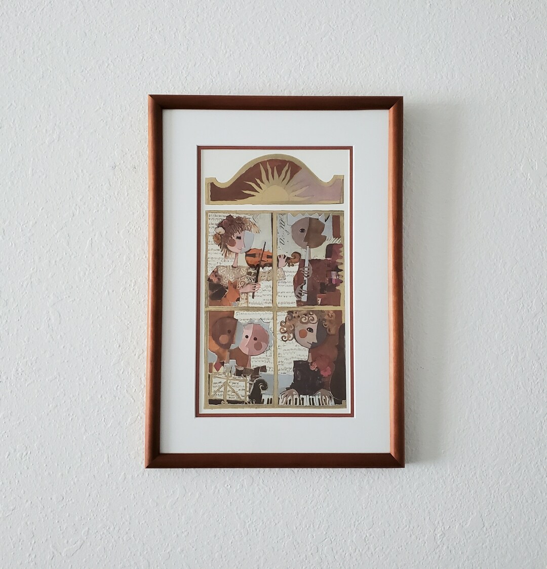1991 Rosina Wachtmeister "quintet" Framed Print by Verkerke, Holland - Etsy