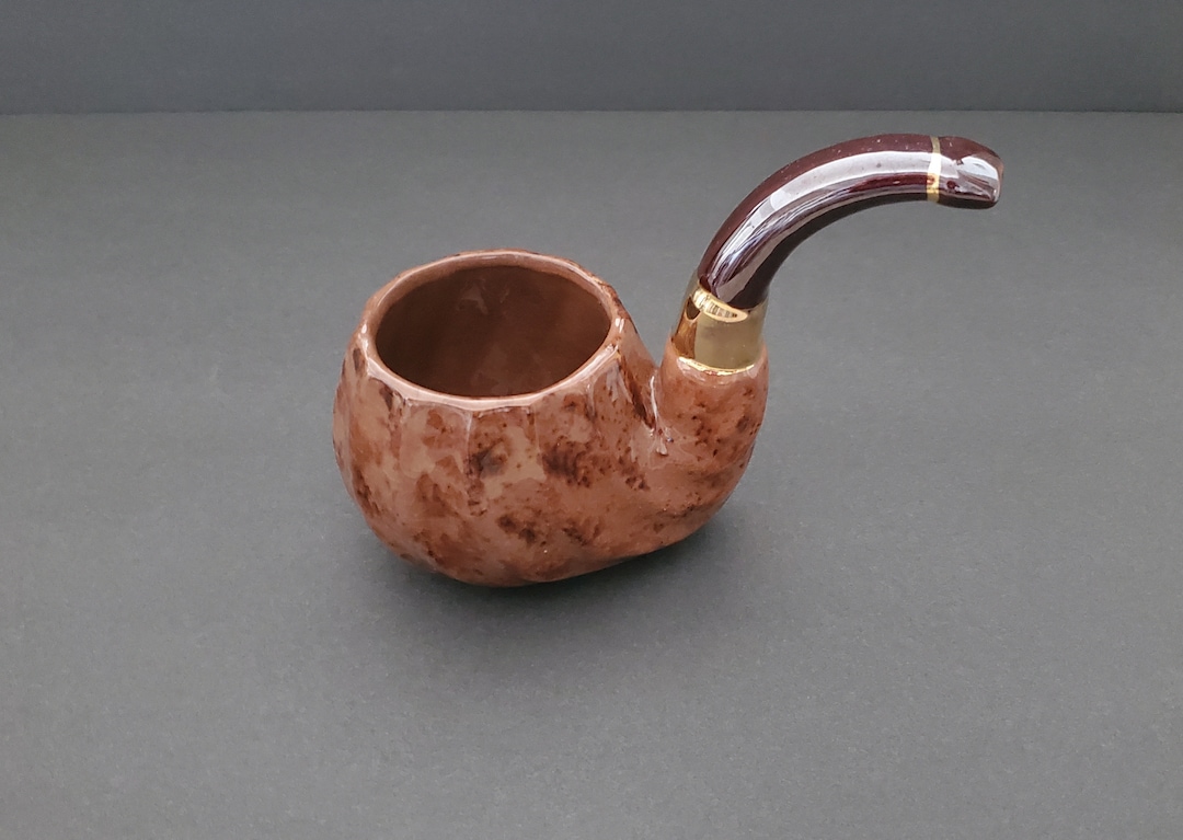 RELPO Ceramic Pipe Planter, Tobacciana Collectible - Etsy