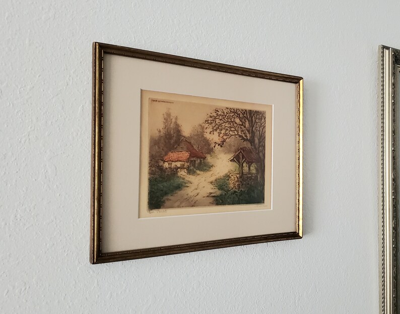 1937 Camilla and Sidney Z. Lucas Print in Original Frame Signed Pierre ...