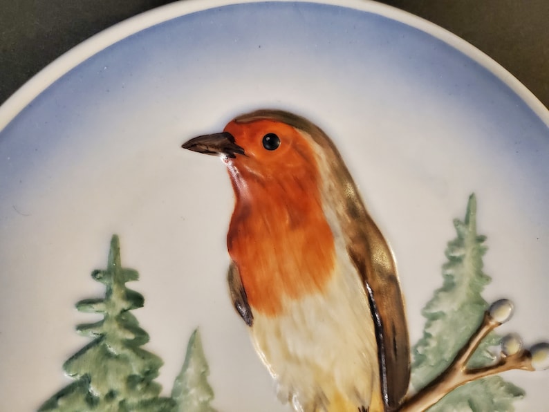 1973 Goebel Wildlife Plate Series First Edition No. 1, Robin - Etsy