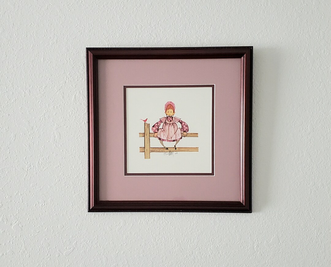 1985 P. Buckley Moss Signed 248/1000 Rare Print "pat" - Etsy
