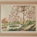 Mid-century Paris Etching Society Print les Bouleaux the Birches in ...