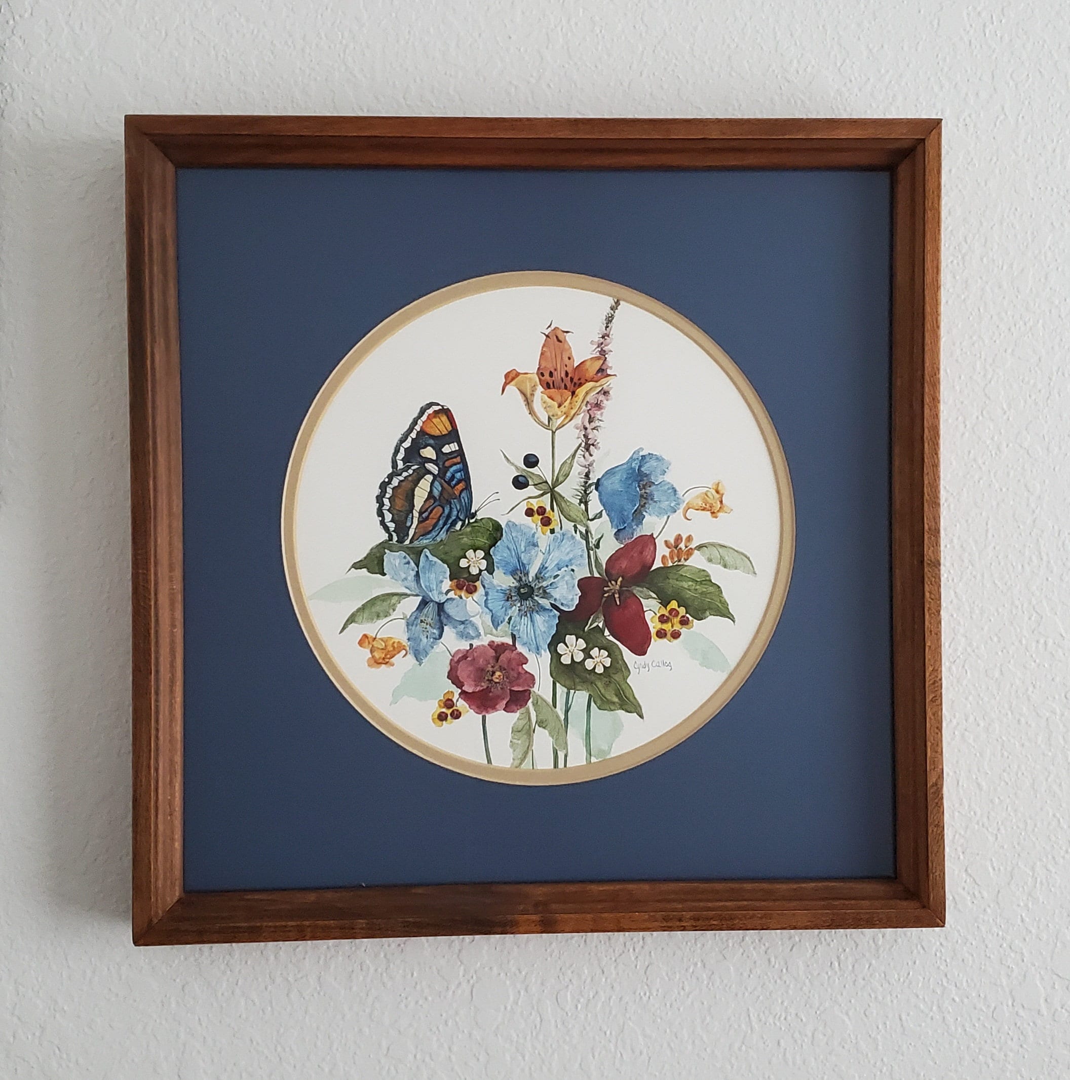 Cyndy Callog Original Watercolor Painting Butterfly and - Etsy