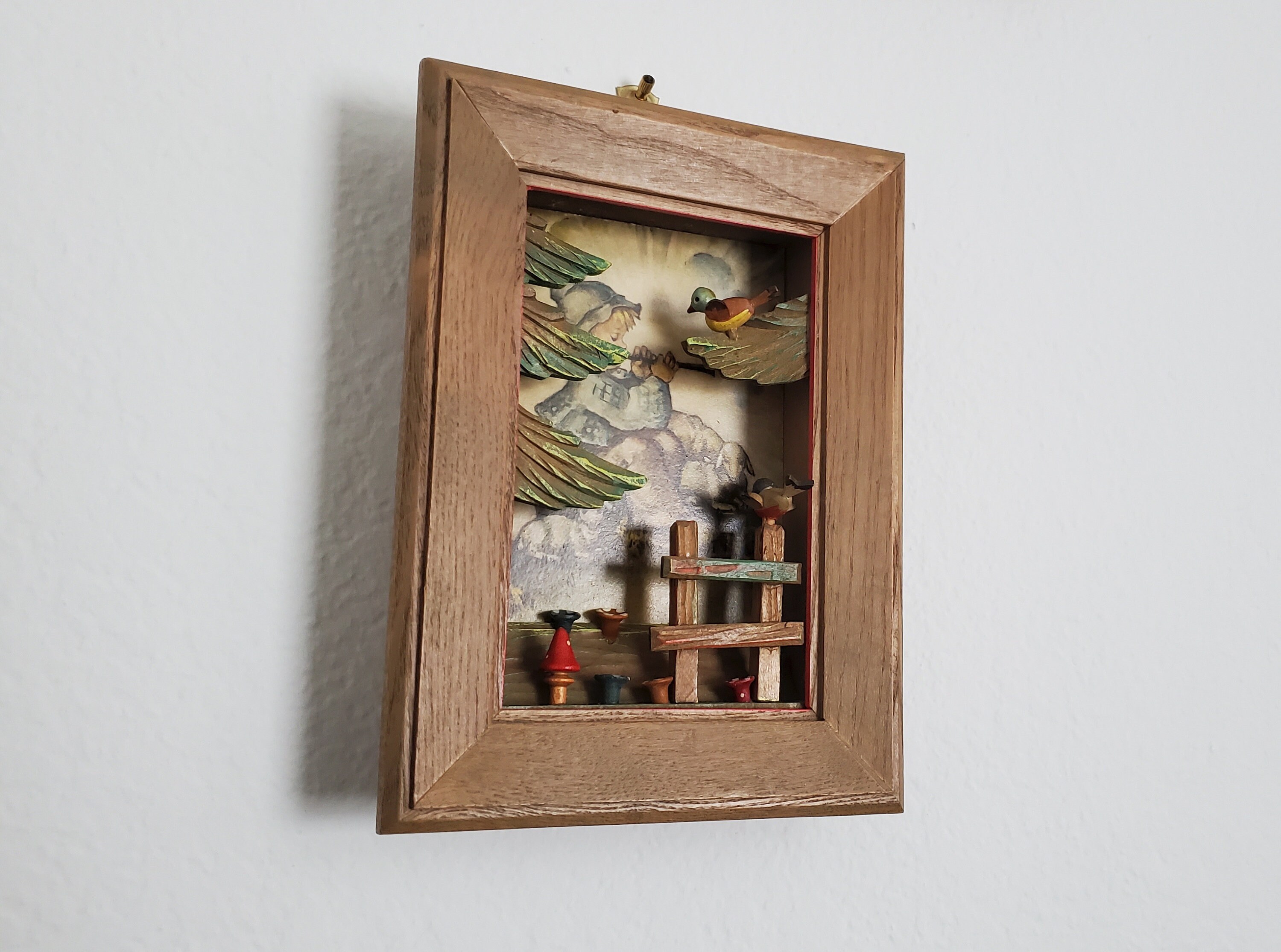 ANRI Hummel Vintage Shadow Box Diorama flute Song - Etsy