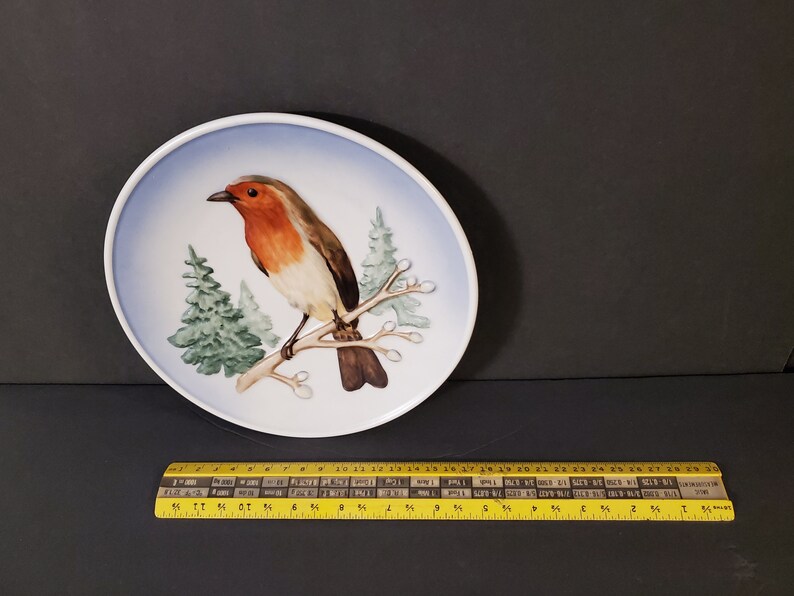 1973 Goebel Wildlife Plate Series First Edition No. 1, Robin - Etsy