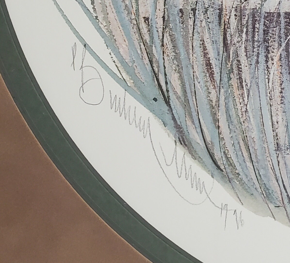 1996 P. Buckley Moss Signed Print a Day on the Lake, Rare Limited ...