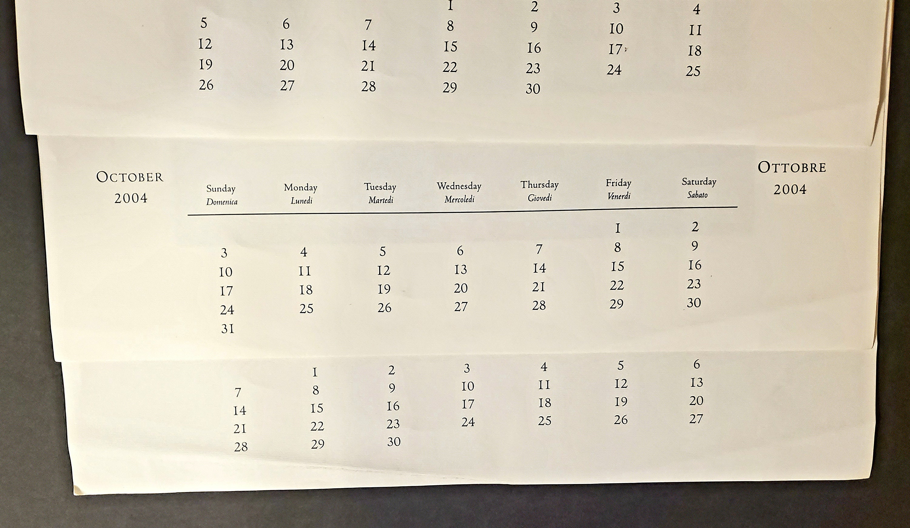 3 Cavallini & Co. Vintage European Poster Calendars From 2004, 2005 ...