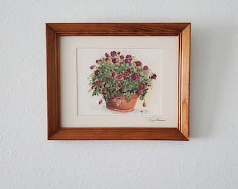 Set/2 Vintage Fine Art Prints by Artist Peggy Abrams - Etsy