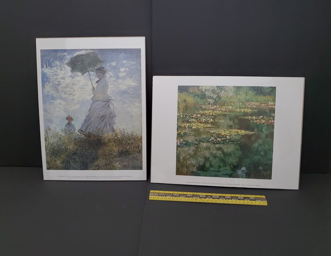 Claude Monet 1995 Prints in Original Seal, National Gallery of Art and ...